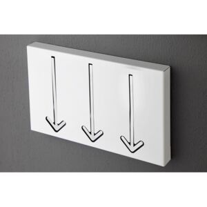 Fali akasztó AWORR 3 - fehér | FAVI.hu