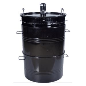 Faszenes grill dob 59x52x109 cm 4in1 acél | FAVI.hu